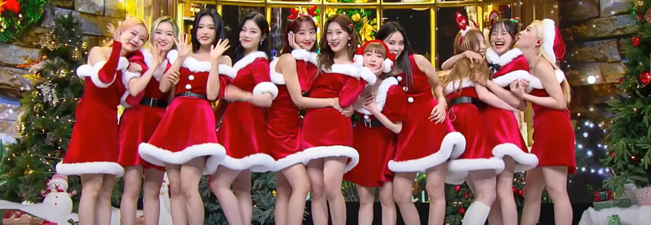 Mira la presentación de LOONA de All I Want for Christmas Is You | KpopLat