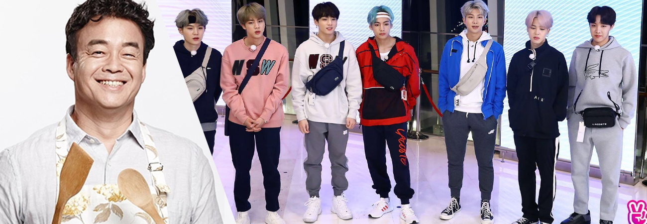 BTS colaborara con el chef Baek Jong Won en “Run BTS!” | KpopLat