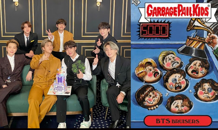 Topps realiza un comunicado sobre la ilustración ofensiva hacia BTS ...