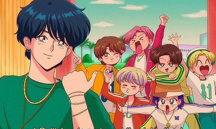 Así lucirían los miembros de BTS si ‘Butter’ fuera un anime | KpopLat