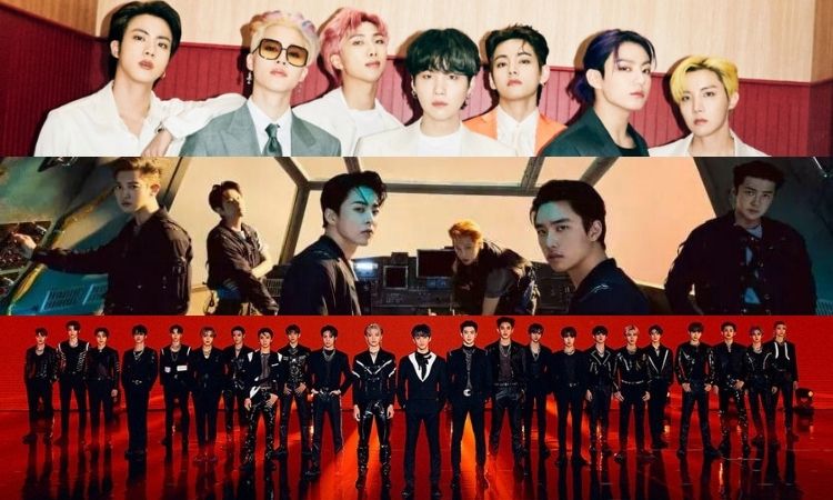 BTS, EXO y NCT son los grupos de chicos más populares de junio | KpopLat